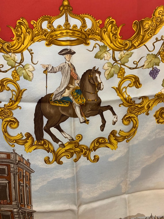 Mariano Rubinacci, vintage collection silk scarf - Gem