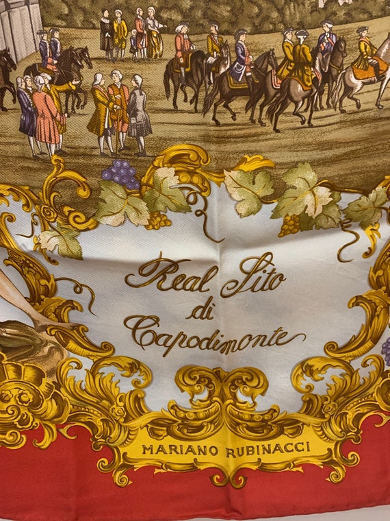 Mariano Rubinacci, vintage collection silk scarf - Gem