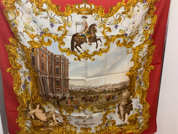 Mariano Rubinacci, vintage collection silk scarf - Gem