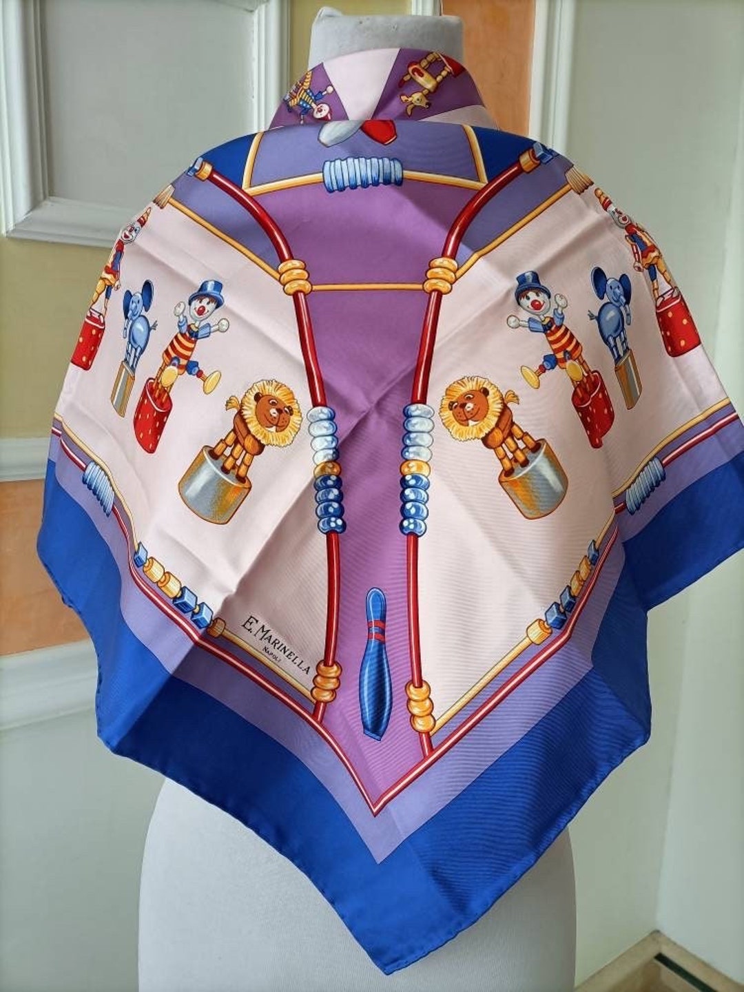 Marinella, Neapolitan Tailoring Silk Scarf - Etsy