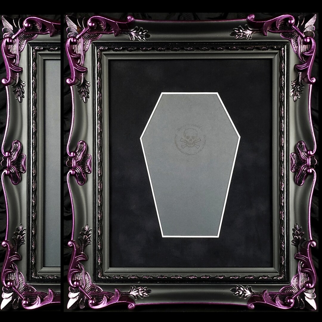 Enchanting Death Gallery Frame With Hand Painted Details - Etsy