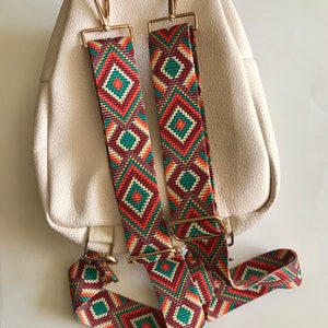 Custom Backpack Straps Set, Adjustable Backpack Straps, Woven Backpack ...