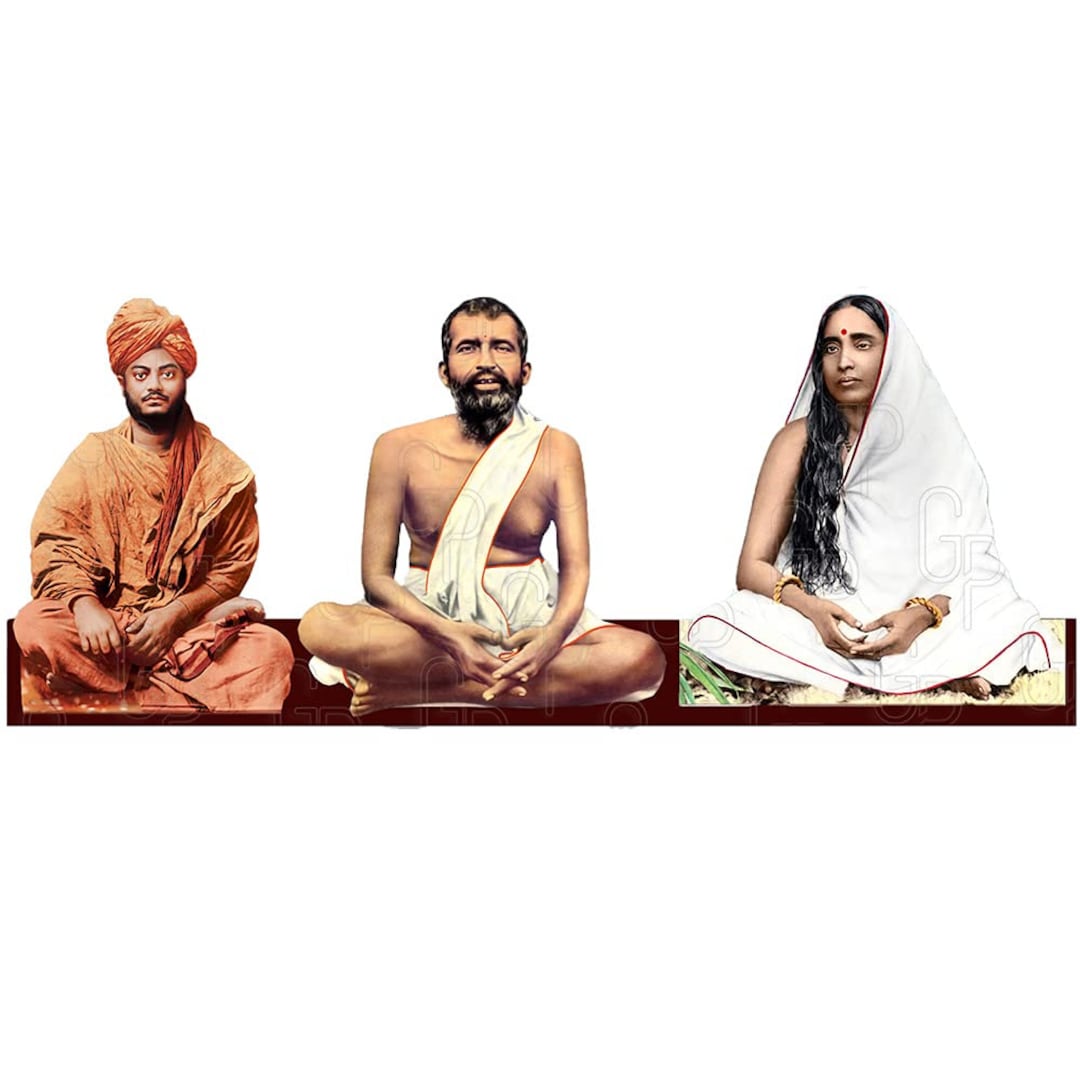 Vivekananda Swami Ramakrishna Paramhansa Sarada Devi Wooden - Etsy