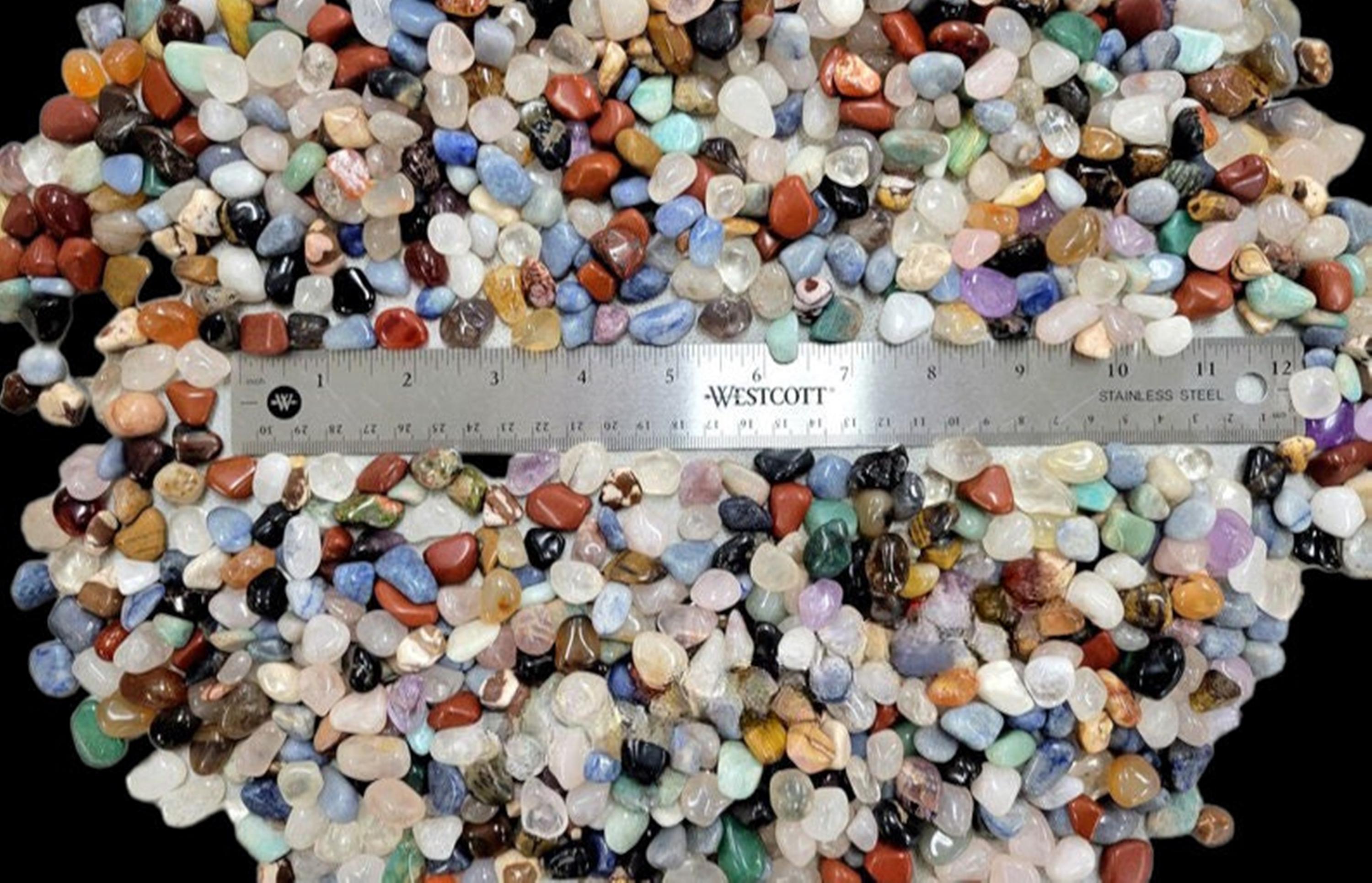 Mini Tumbled Gemstones: 20 Piece Polished Crystal Mix 5mm-20mm Approx ...