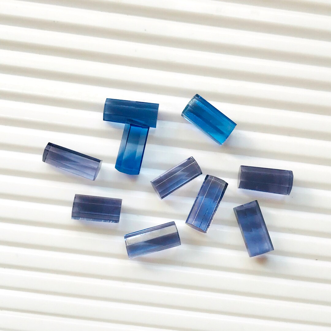 10 Pieces Bluetopaz Hydro Quartz Pencil Shape Gemstone for Sale Topaz ...