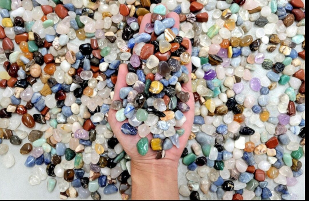 Mini Tumbled Gemstones: 10 Piece Polished Crystal Mix 5mm-20mm Approx ...