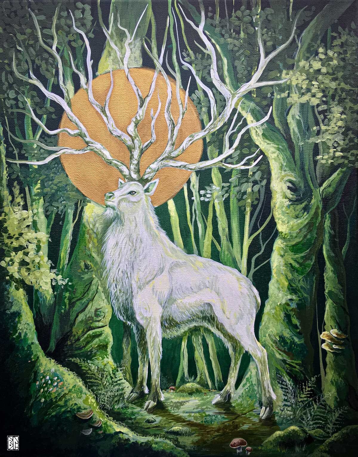 Deer-God-Spirit | Etsy