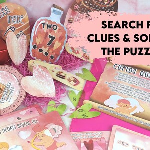 Kids Valentine's Day Escape Room. Printable Escape Room Kit. Cute ...