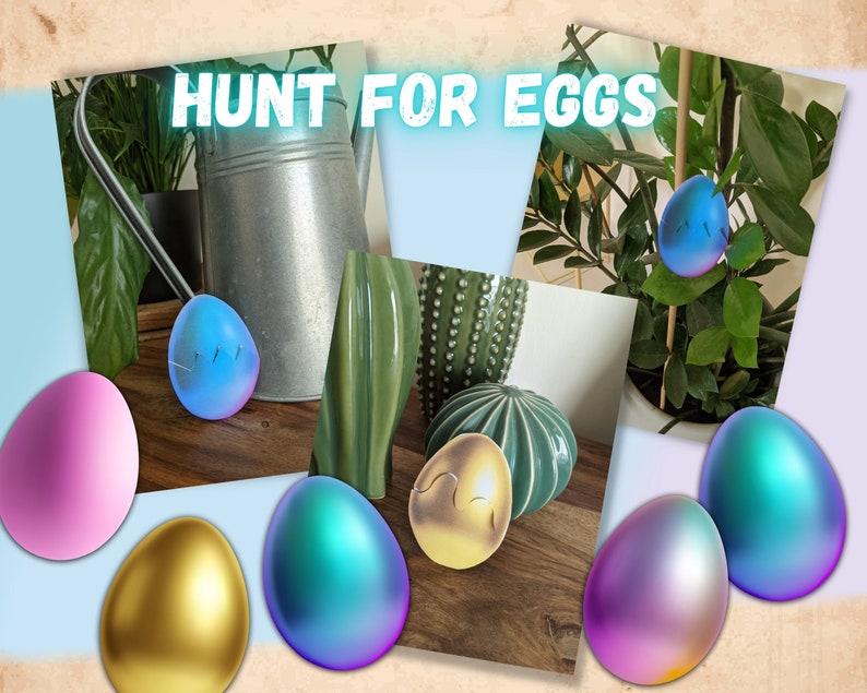 Easter Egg Hunt. Easter Scavenger Hunt QR Clues for a Fun - Etsy UK