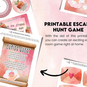 Kids Valentine's Day Escape Room. Printable Escape Room Kit. Cute ...