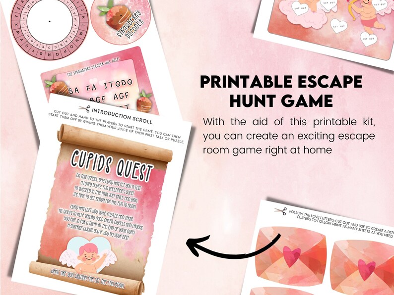 Kids Valentine's Day Escape Room. Printable Escape Room - Etsy