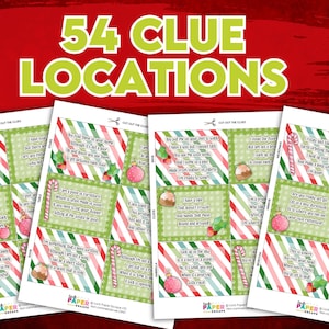 Christmas Scavenger Hunt, Treasure Hunt Game Ideal for Teens and Tweens ...