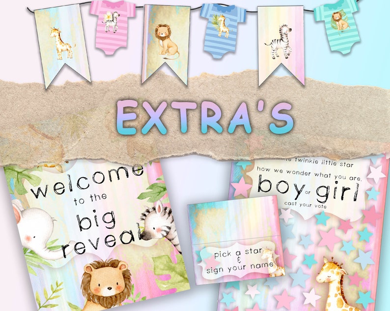 Baby Shower escape room gender reveal game. Will it be stashes | Etsy