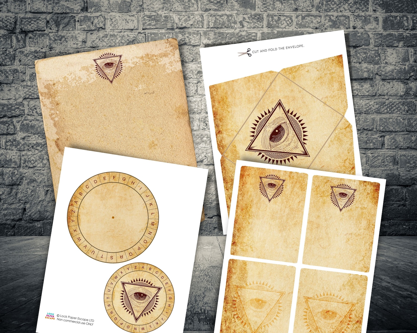 Escape Room Prop, Cypher Wheel Printable. Fun Secret Code Activity for ...