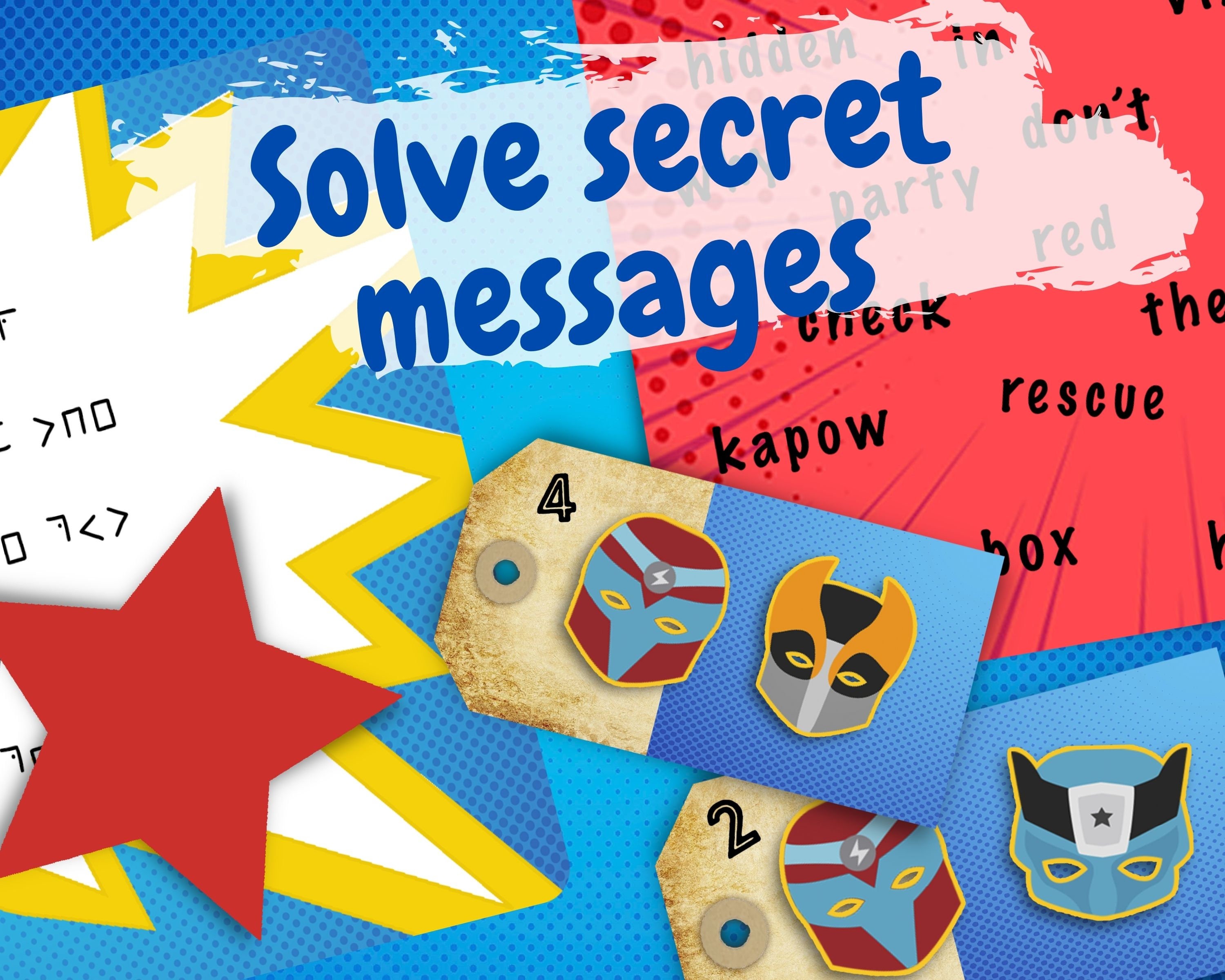 Superhero Treasure Hunt Clues. Birthday Scavenger Hunt Clues. - Etsy UK
