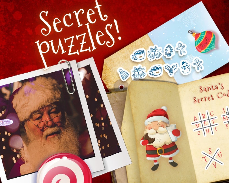 Christmas Escape Room Game for Kids DIY. Escape Room Kit - Etsy