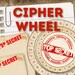 Cipher Wheel Printable Spy Party Escape Room Prop. Fun Spy | Etsy