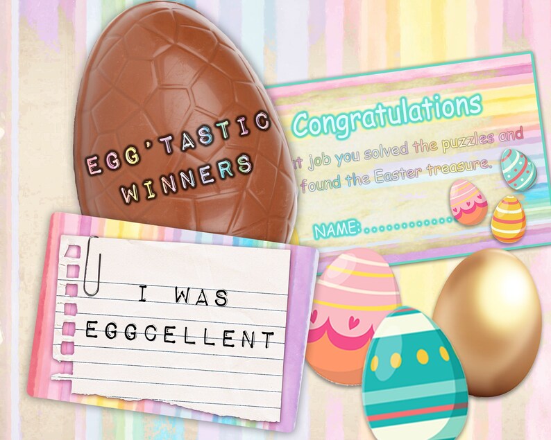 Escape Room Game for Kids. Easter Escape Game Fun Printable - Etsy