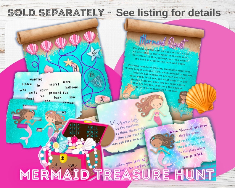 Mermaid Name Party Game. Party Decoration Printable. Whats Your Mermaid ...