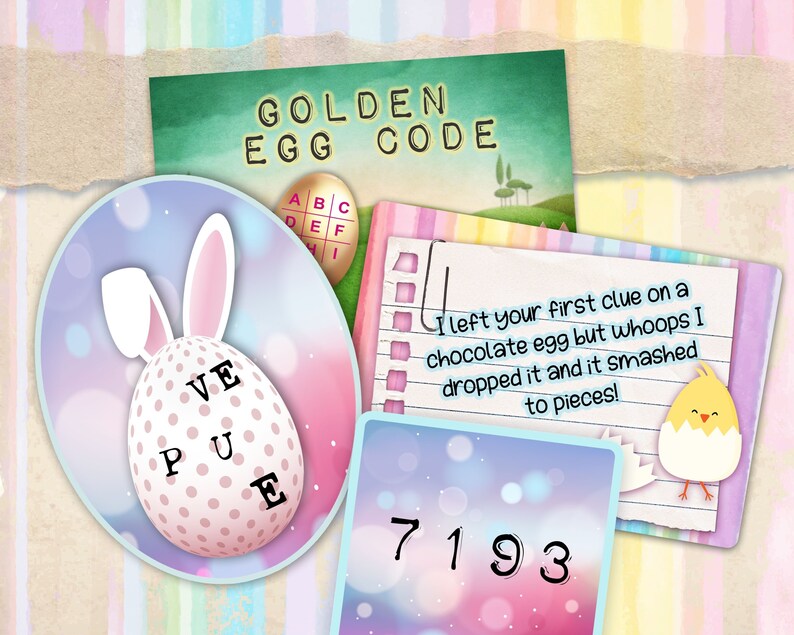 Escape Room Game for Kids. Easter Escape Game Fun Printable - Etsy