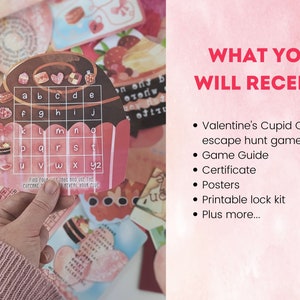 Kids Valentine's Day Escape Room. Printable Escape Room Kit. Cute ...