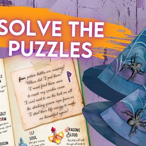 Halloween Escape Room for Kids. Printable Halloween Party Game, Packed ...