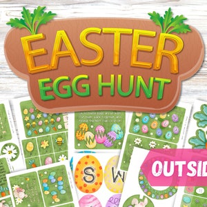 Easter Escape Hunt. Outside Easter Egg Hunt. Solve the Puzzles ...