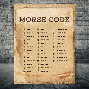 At Home Escape Room, Morse Code Prop Kit. Create Your Own Secret Messages and Props Using Our ...