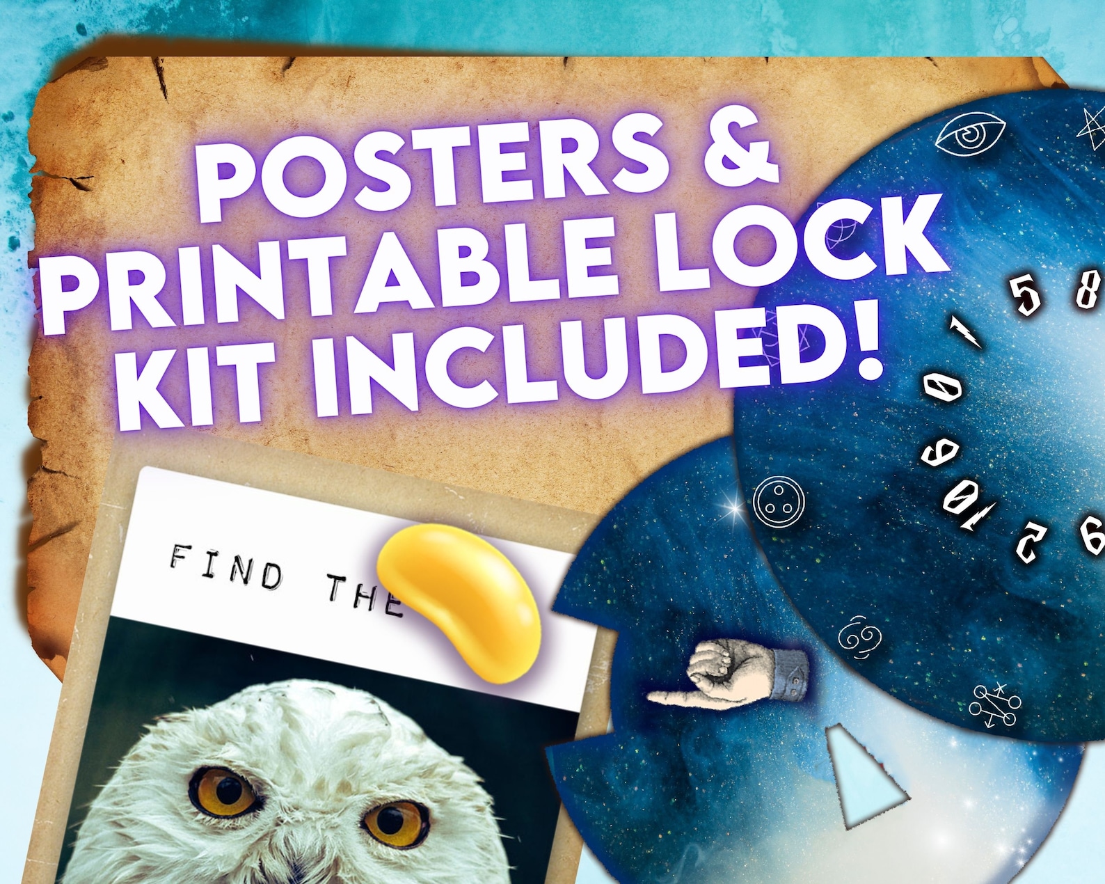 Wizard Escape Room Game. Wizard School Printable Puzzle Game. - Etsy UK