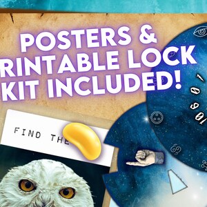 Wizard Escape Room Game. Wizard School Printable Puzzle Game. Family ...