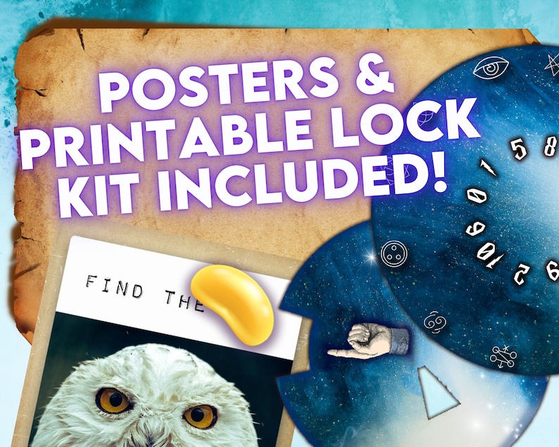 Wizard Escape Room Game. Wizard School Printable Puzzle Game. - Etsy UK