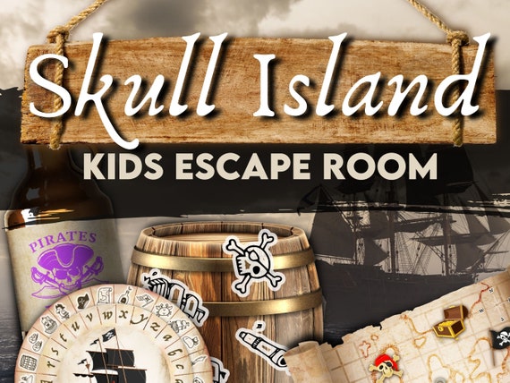 Pirate Escape Room Game. Kids Escape Room KIT. Printable Pirate Puzzle ...