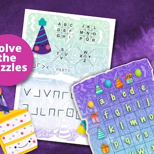 Printable Birthday Treasure Hunt for Kids | Fun Party Game With Rhyming ...