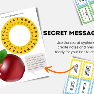 Back to School Countdown Activity Kit. Pencil Gift Box, Plus Secret ...