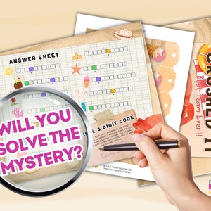 Summer Fun Escape Room for Kids. Printable Puzzle Game. Birthday Party ...