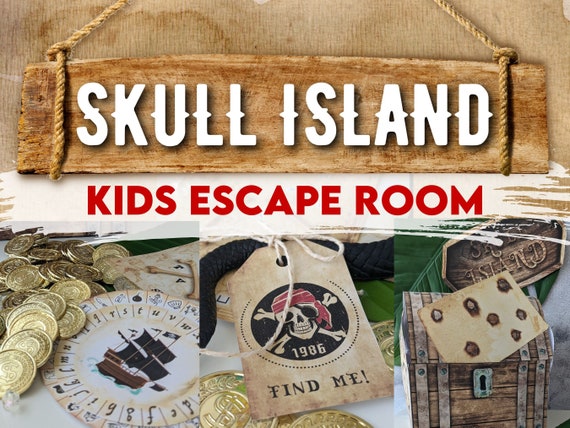 Pirate Escape Room Game. Kids Escape Room KIT. Printable Pirate Puzzle ...