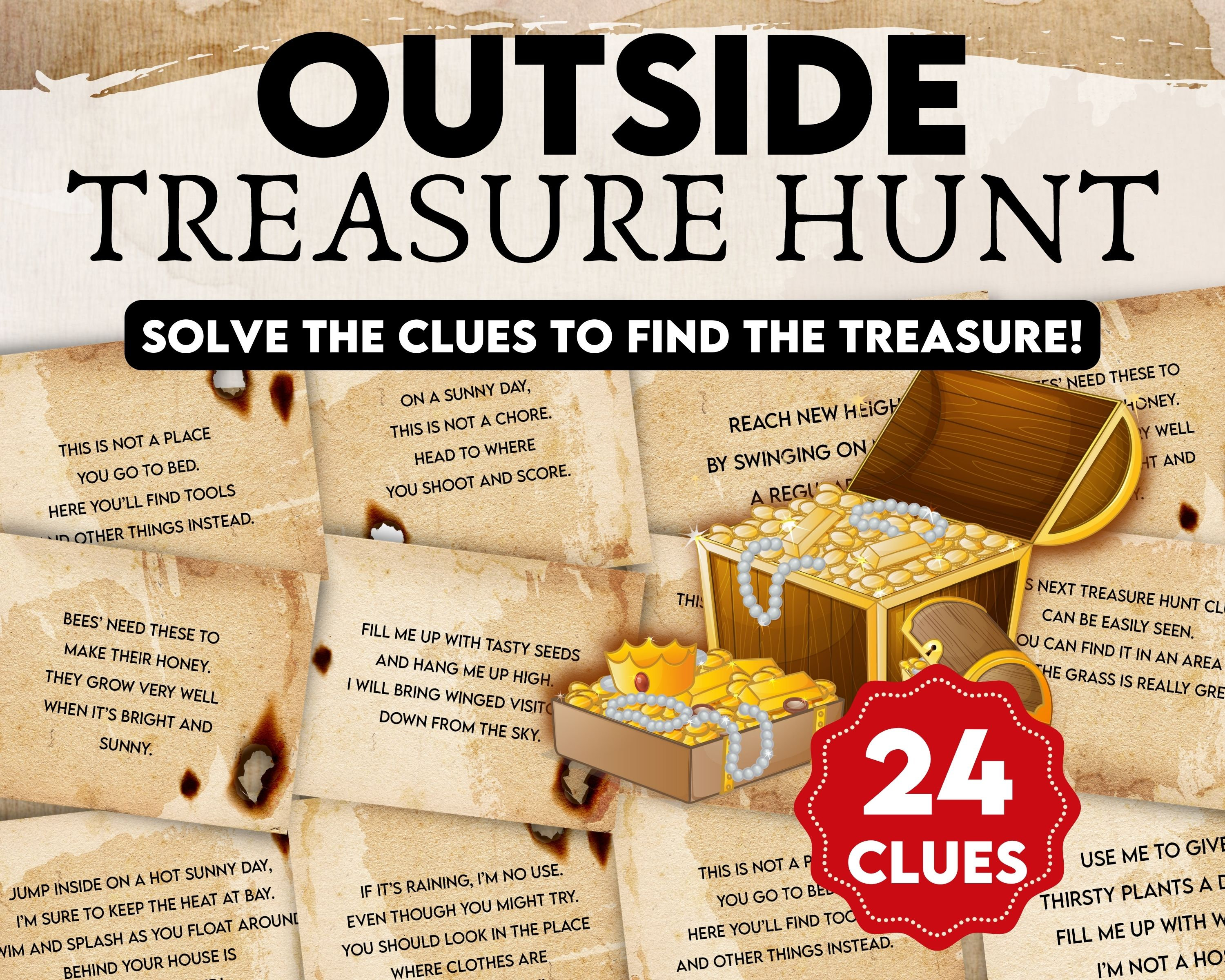 Outside Scavenger Hunt Treasure Hunt Game Ideal for Teens and - Etsy Canada