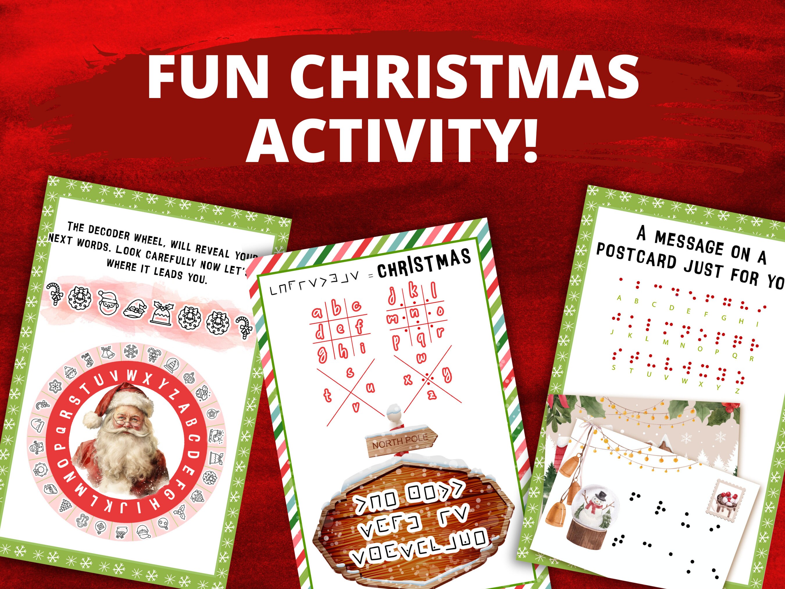 Christmas Treasure Hunt, Scavenger Hunt for Teens and Tweens. Solve the ...