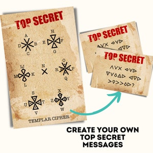 Spy Party Game, DIY Escape Room Prop. 11 Ciphers and Codes With ...