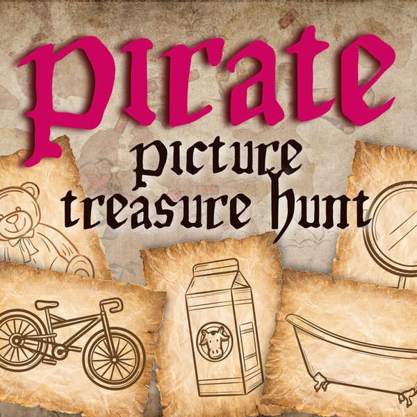 Pirate Treasure Hunt - Etsy