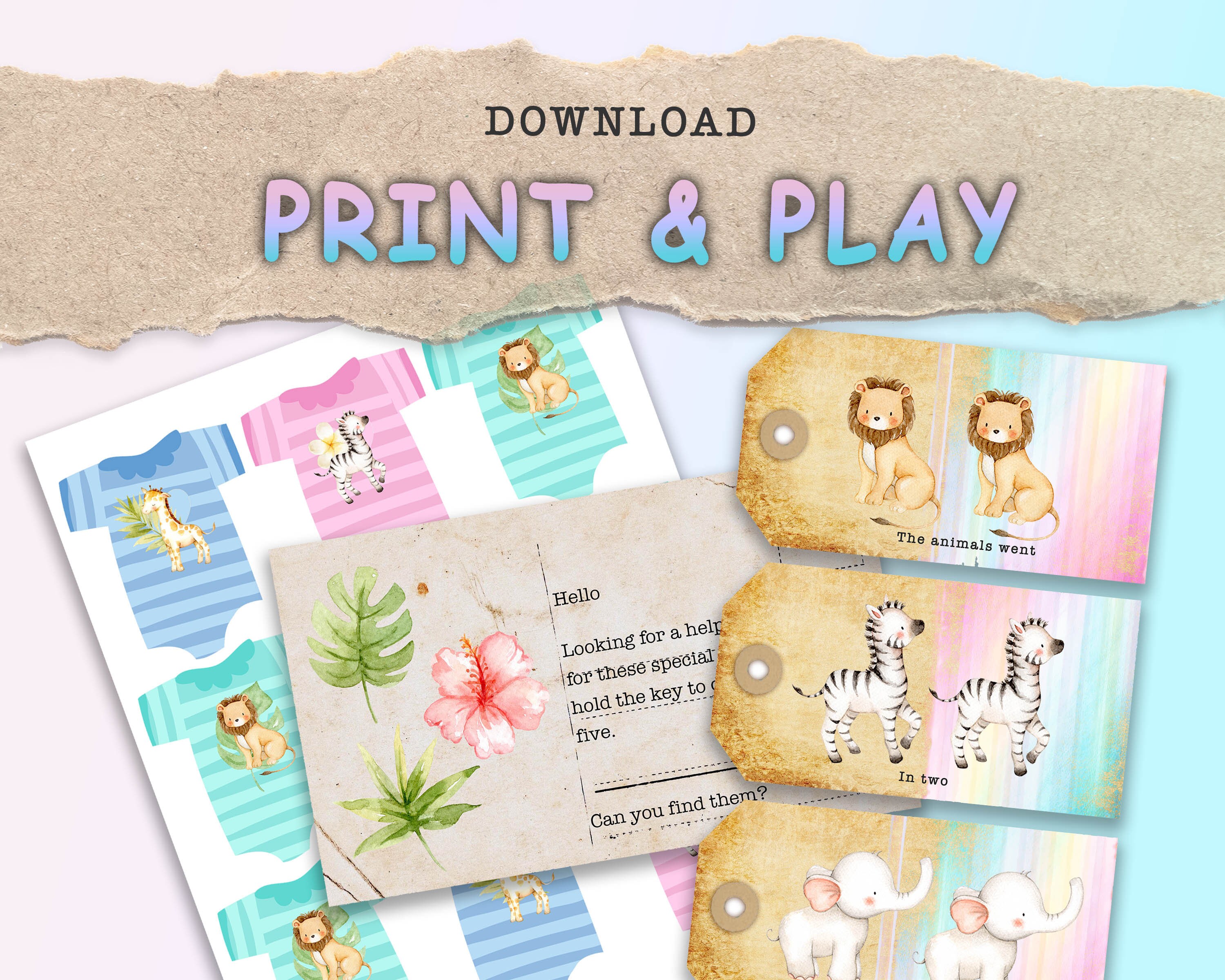 Baby Shower Escape Room Gender Reveal Game. Will It Be Stashes | Etsy ...