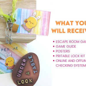Escape Room Game for Kids. Easter Escape Game, Fun Printable Activity ...