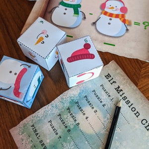 Christmas Escape Room Game for Kids DIY. Escape Room Kit Family Fun ...