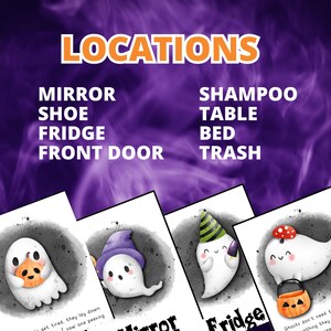 Halloween Scavenger Hunt. Ghost Hunt Kids Party Activity. Search and ...