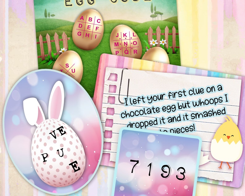 Escape Room Game for Kids. Easter Escape Game, Fun Printable Activity ...