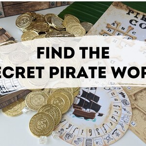 Printable Kids Escape Room. Pirate Escape Room KIT. Printable Pirate ...