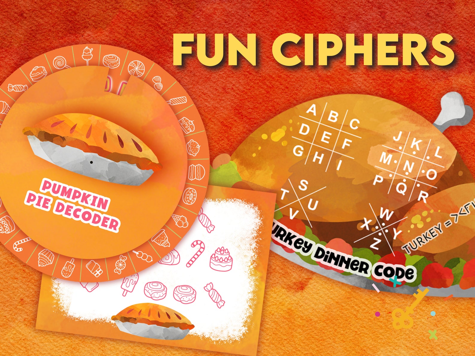 Thanksgiving Escape Room Treasure Hunt: Kids Activity (digital Download ...