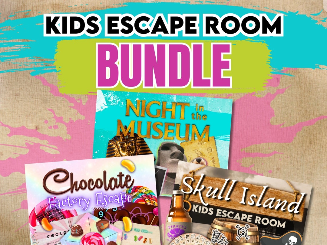 Escape Room for Kids. Escape Room Game for Kids. Bundle Family Print ...