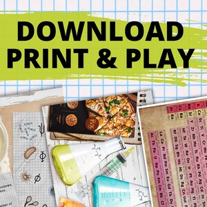 Escape Room Game. Escape Room Kit. Laboratory Themed DIY Printable ...
