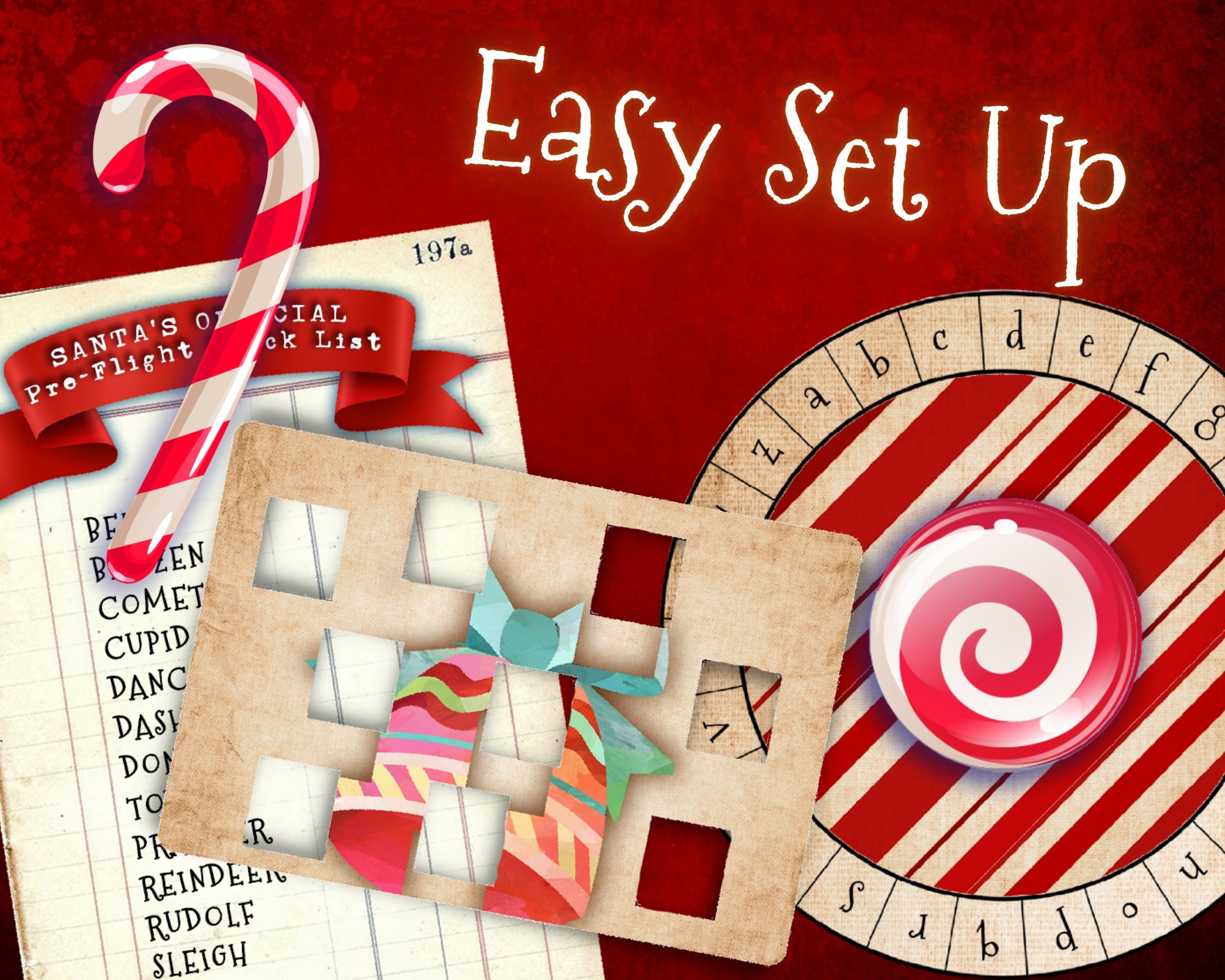 Christmas Escape Room Game For Kids DIY Escape Room Kit Etsy UK